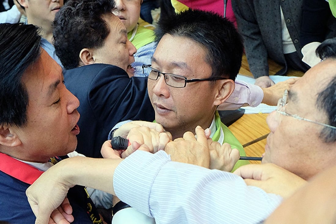 Taiwan lawmakers brawl over China trade agreement | South China Morning ...