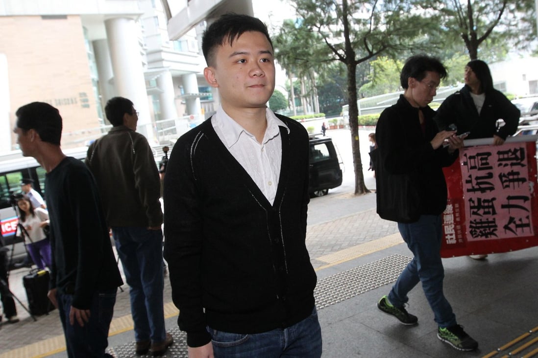 Activist who threw egg at John Tsang sentenced to jail for three weeks ...