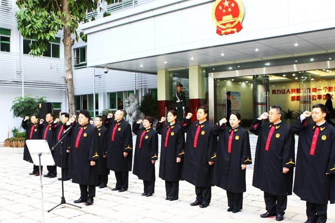Thirteen judges sworn in as China launches country’s first circuit ...