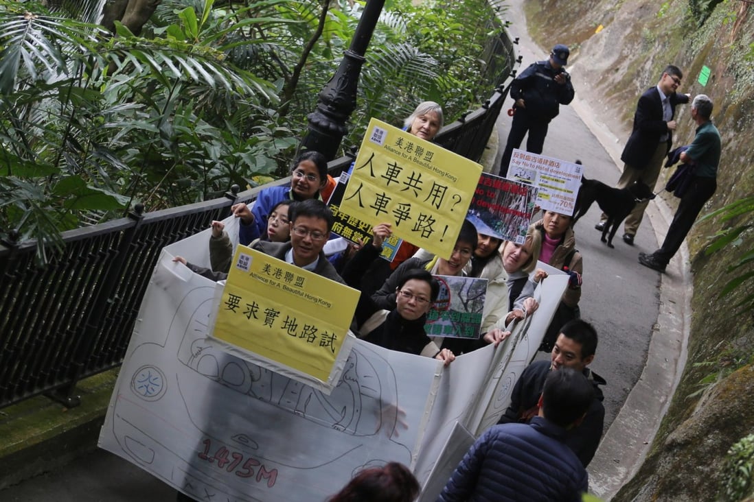 Protesters claim their point is proved as Hong Kong police block Peak ...