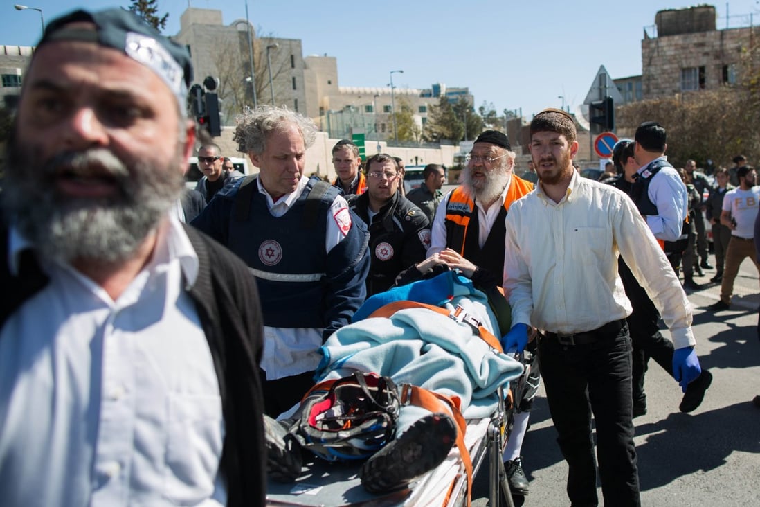 Palestinian injures five by ramming car into pedestrians in Jerusalem ...