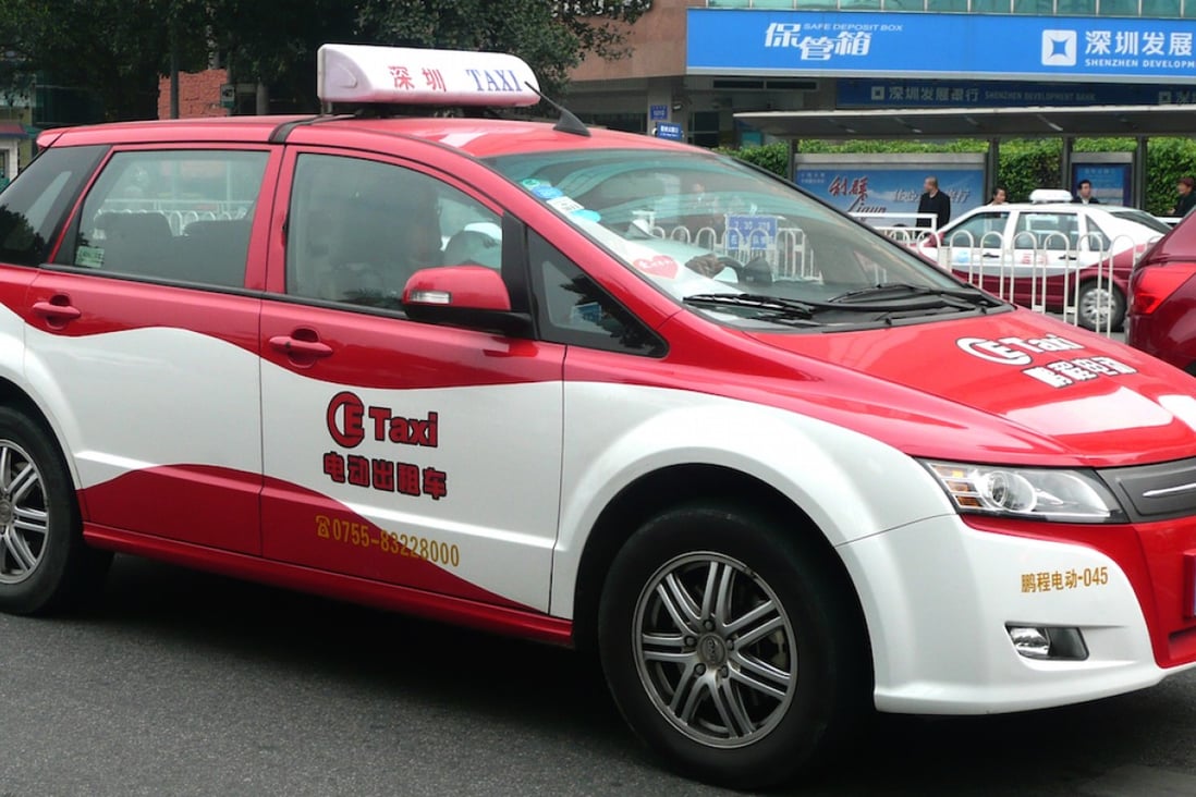 Shenzhen offers new incentives to boost switch to electric taxis ...