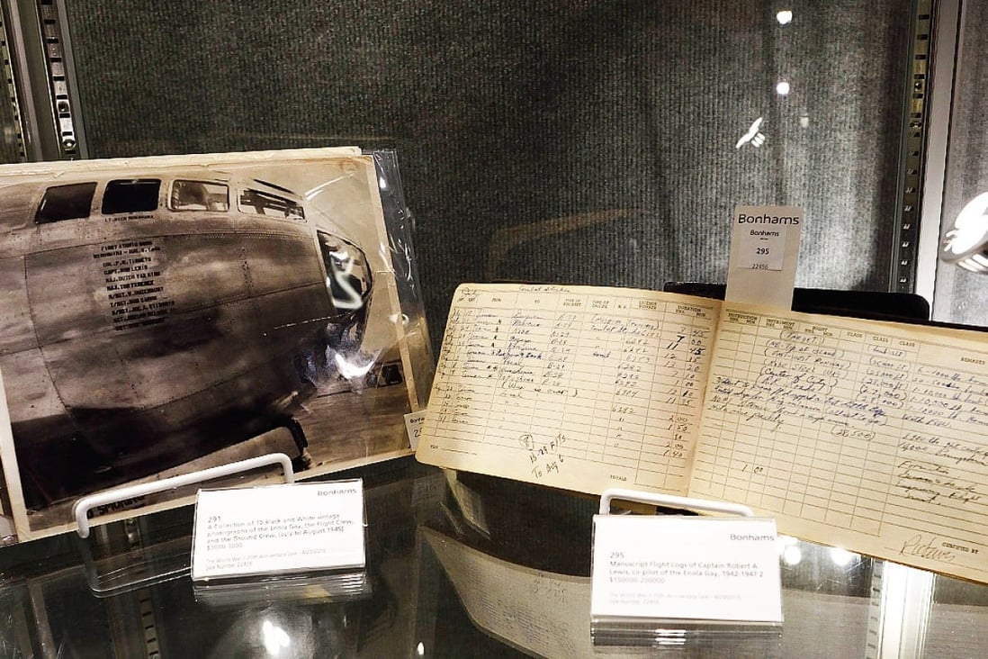 ‘My God what have we done?’: Copy of Hiroshima pilot’s log sells for US ...