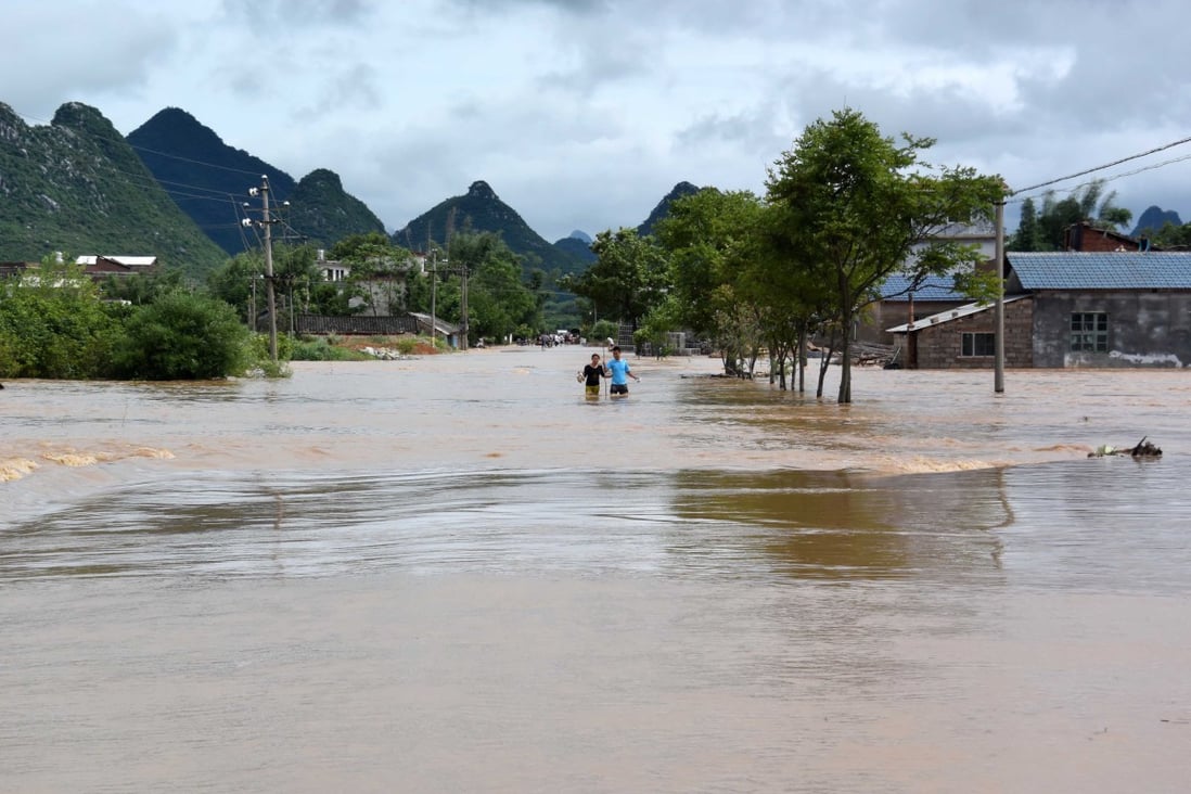 Floods leave at least 14 dead in southern China | South China Morning Post