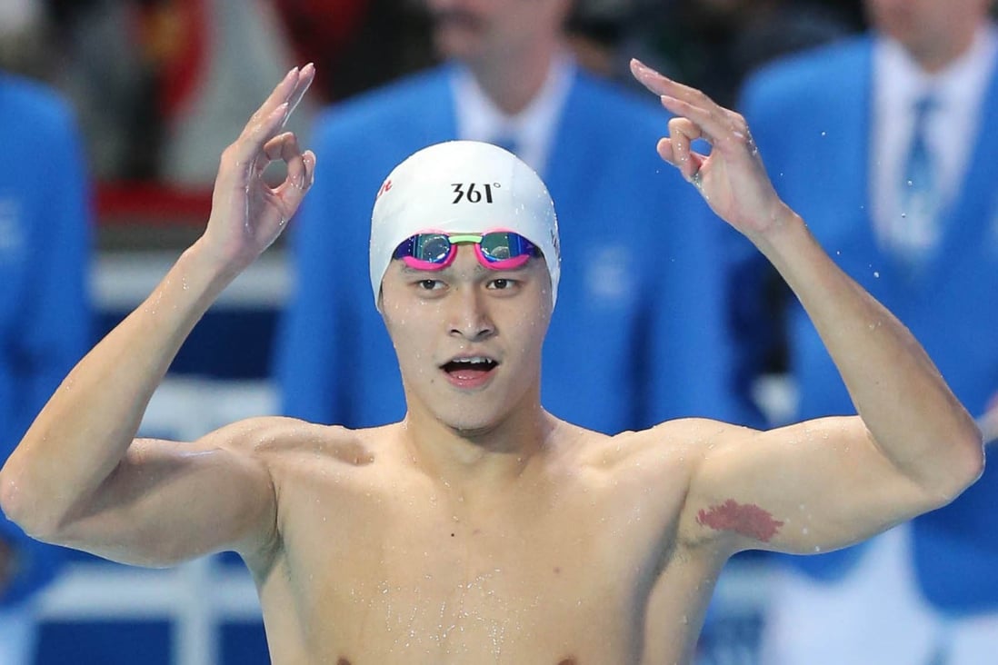 China’s Sun Yang defends 800m freestyle world title | South China ...