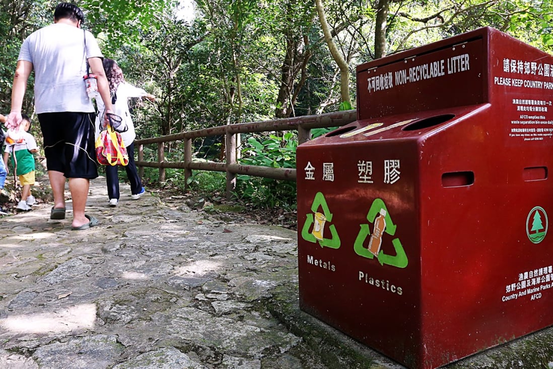 Bin and gone: Government gets rid of 40 bins from Hong Kong hiking ...