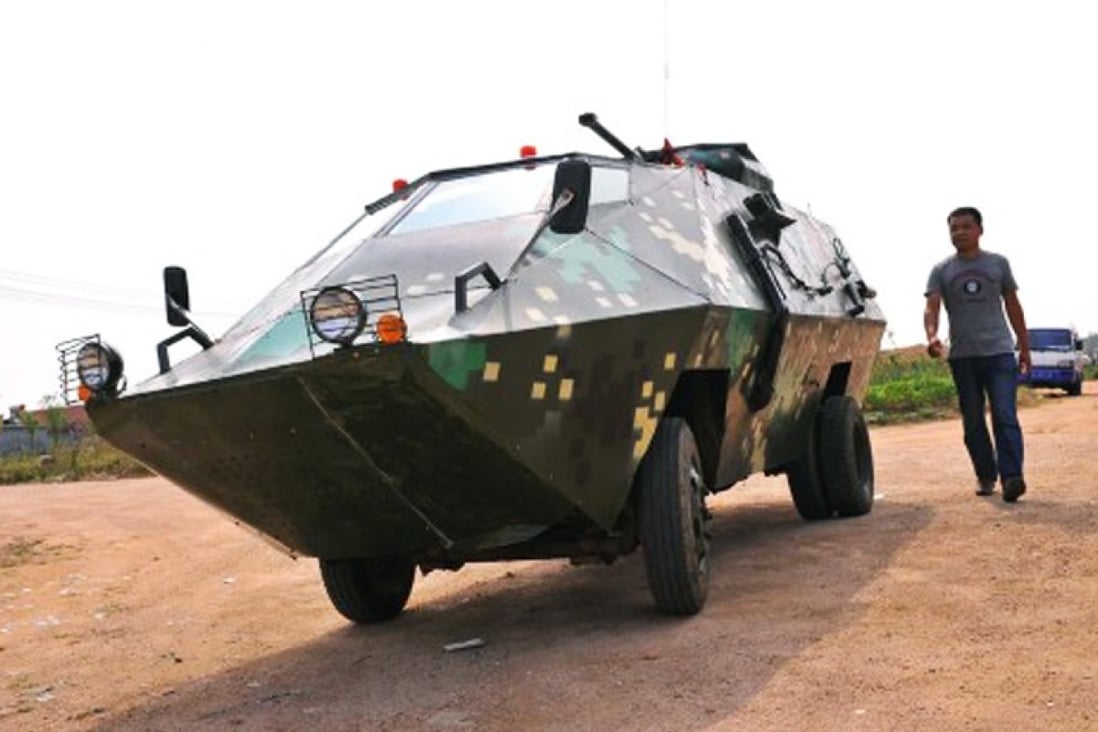 Weekend warrior: Chinese man with an obsession for military vehicles ...