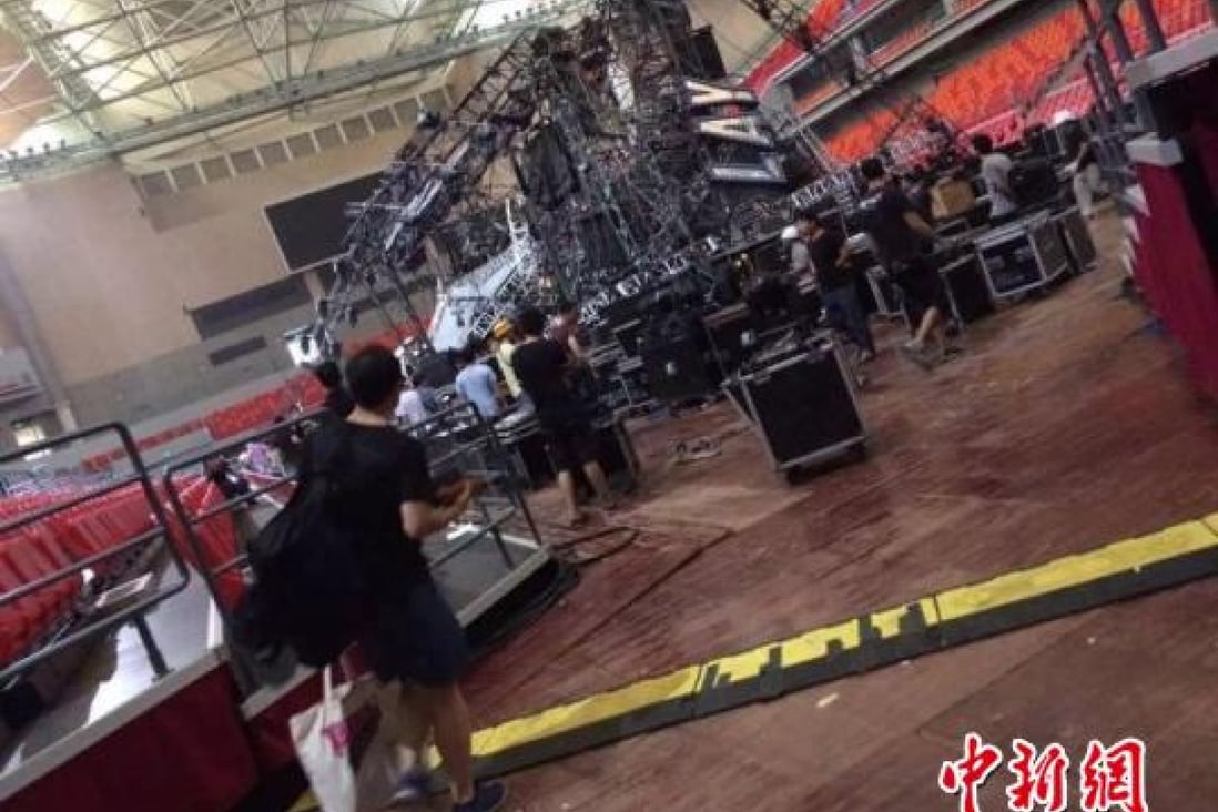 Worker killed as stage lights collapse ahead of concert in China by ...