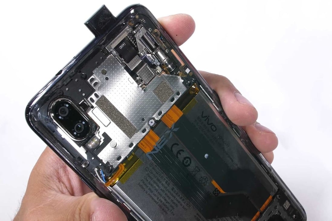 Someone added a clear back to Vivo’s pop-up camera phone and it looks ...