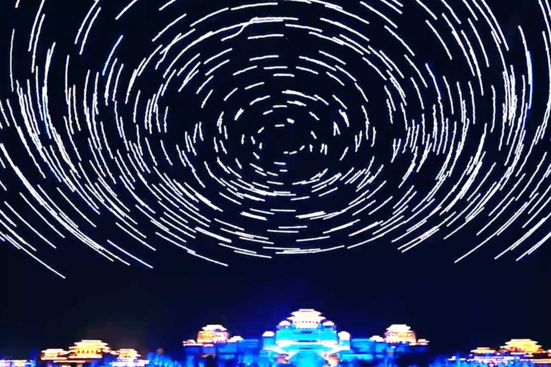 500 drones put on a light show for Mid-Autumn Festival | South China ...