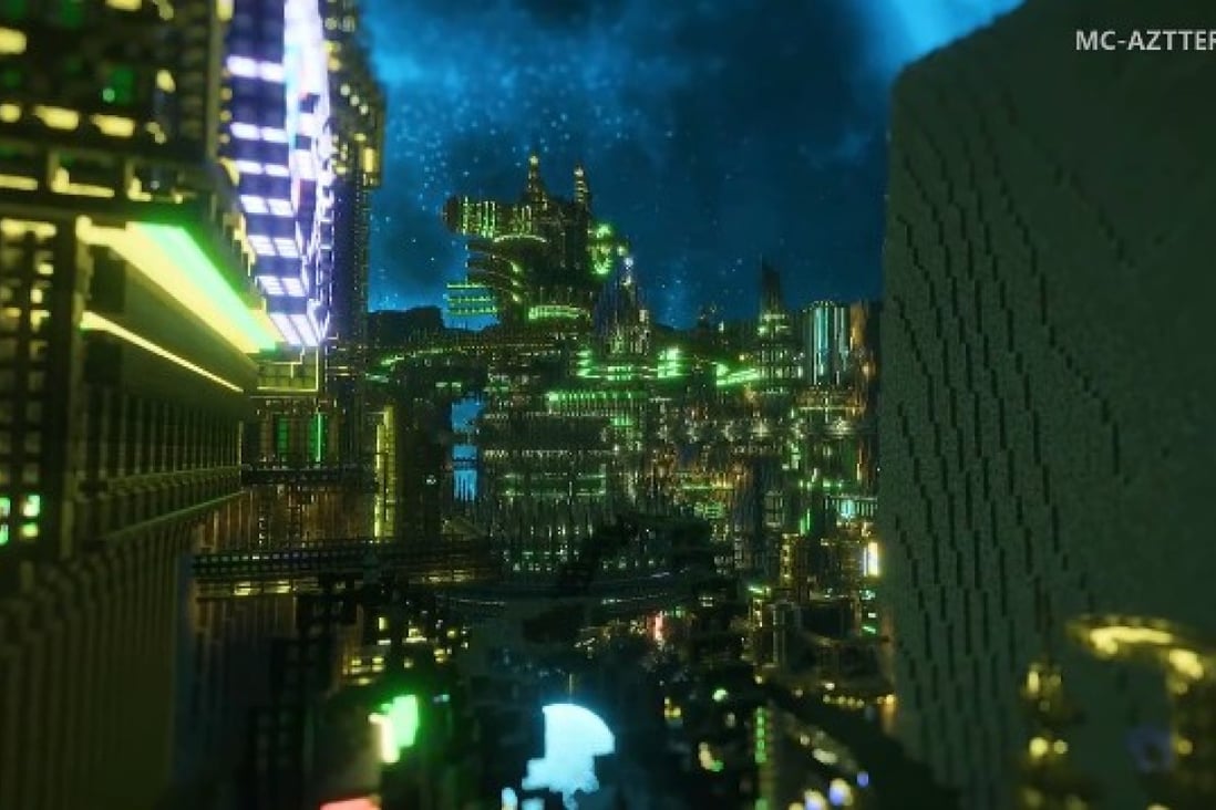 One gamer spent a year building this cyberpunk city in Minecraft ...