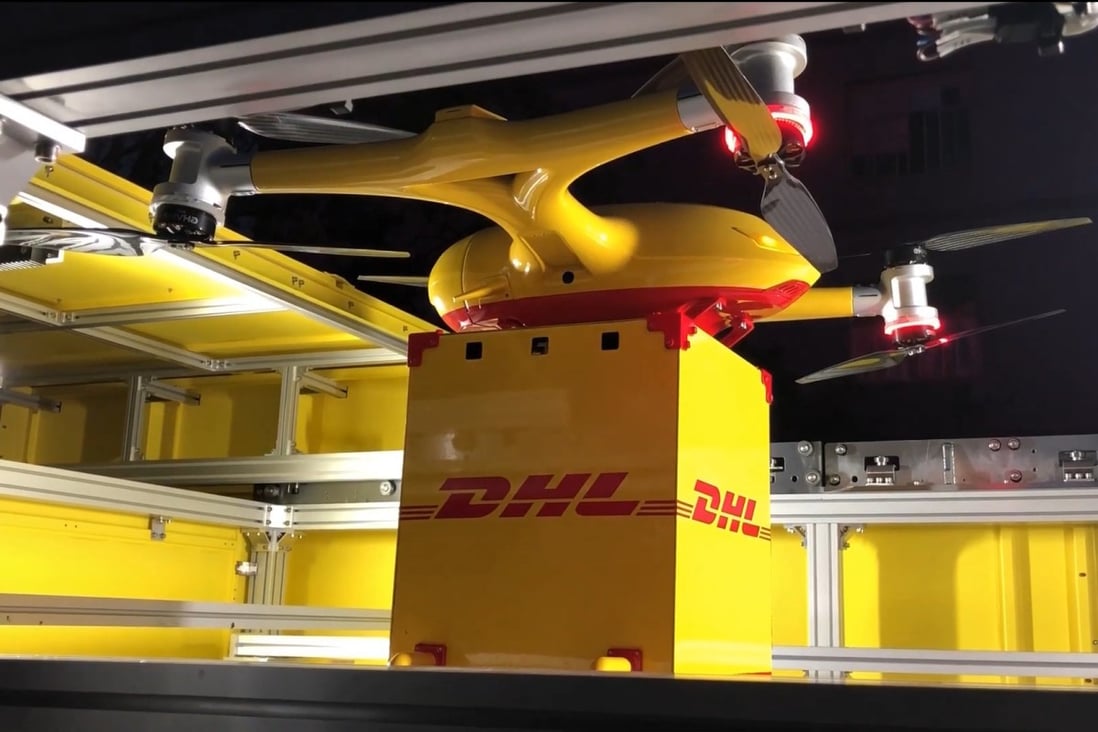DHL drones make package deliveries in southern China | South China ...