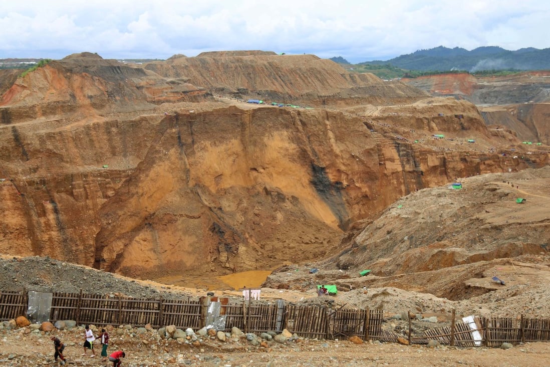 Landslide at jade mine in Myanmar leaves dozens missing | South China ...