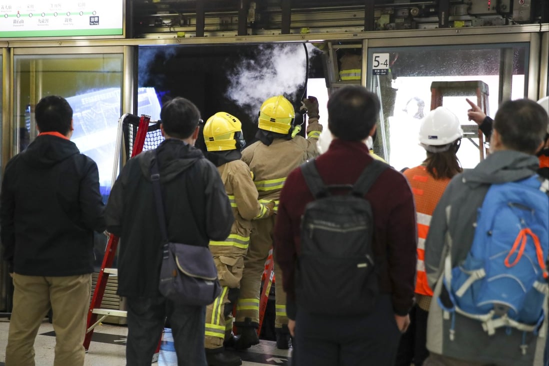 Platform fire triggers evacuation of hundreds of passengers from Hong ...