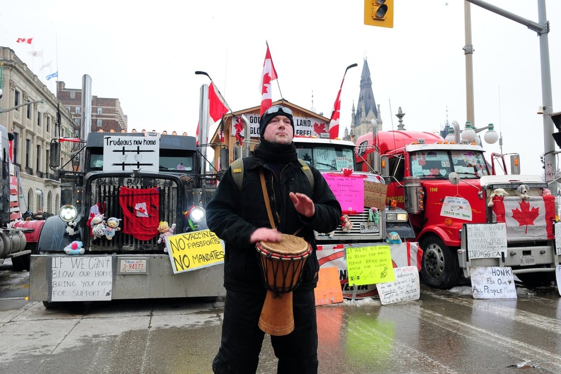 Canadian Covid-19 anti-vax truckers inspire copycat ‘freedom’ protests ...
