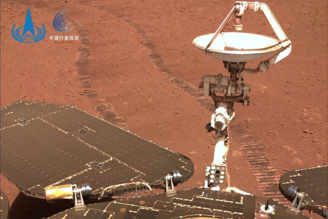 China’s Mars rover Zhu Rong’s ‘selfies’ suggest dust storms on red ...