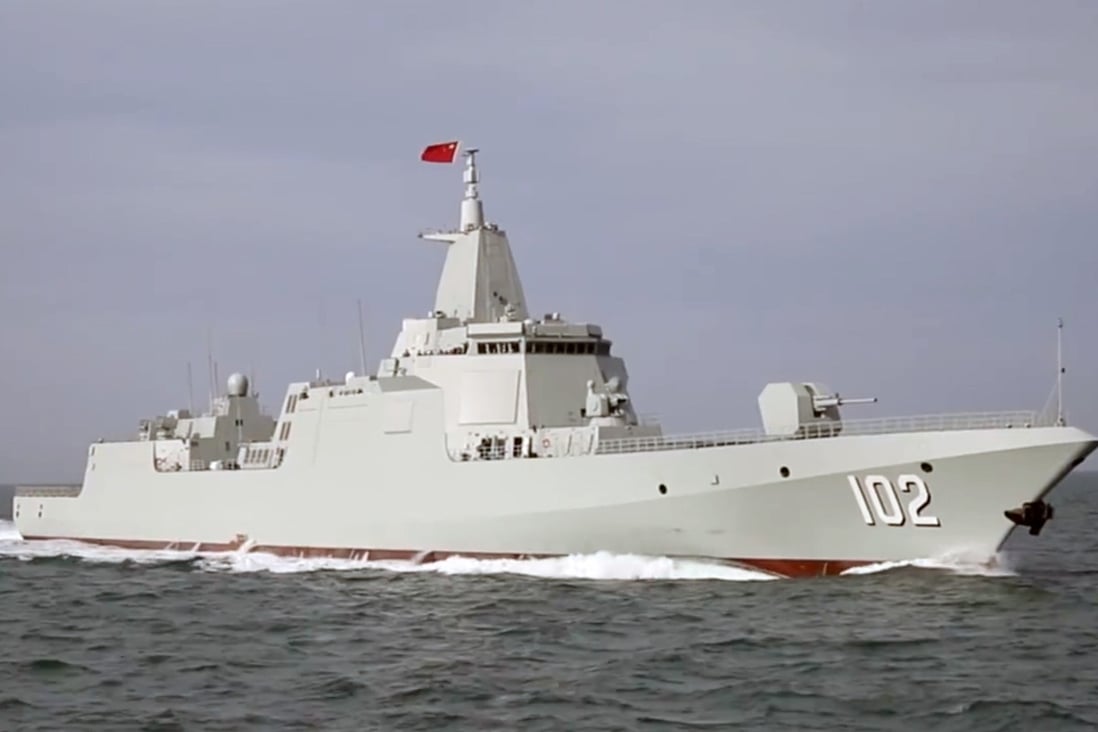 中國海軍建造最新型導向飛彈驅逐艦.055D/S./ China Is Building More Type-055s - Red Square ...