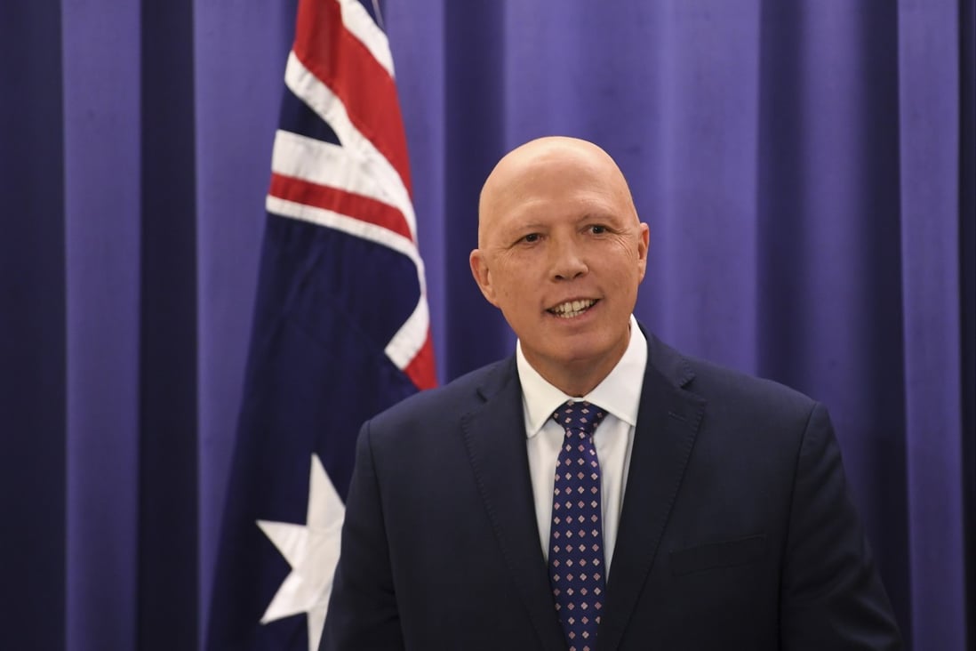 Peter Dutton, a hardline conservative who claims to be tough on China ...