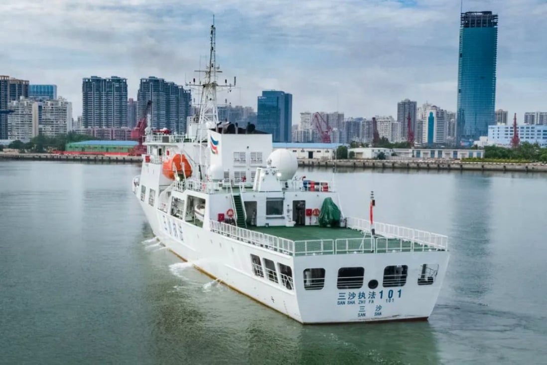 South China Sea law enforcement ship unveiled as Beijing seeks to ...