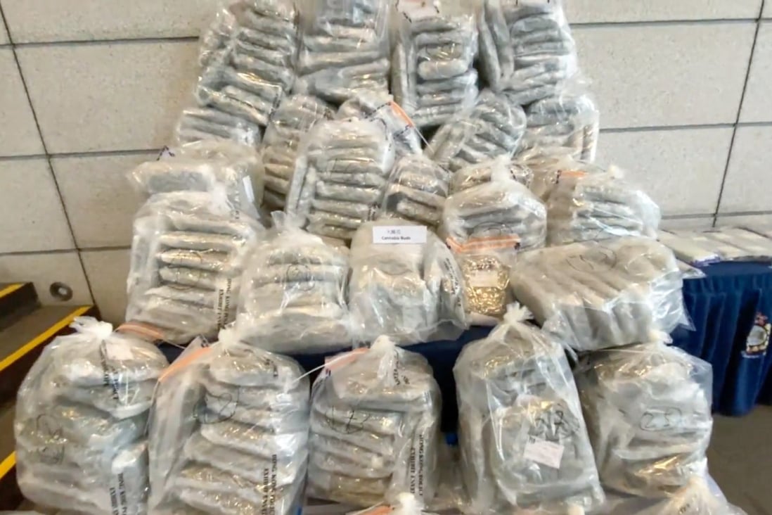 Hong Kong Police Arrest 2 Seize Hk 42 Million In Cannabis Buds And