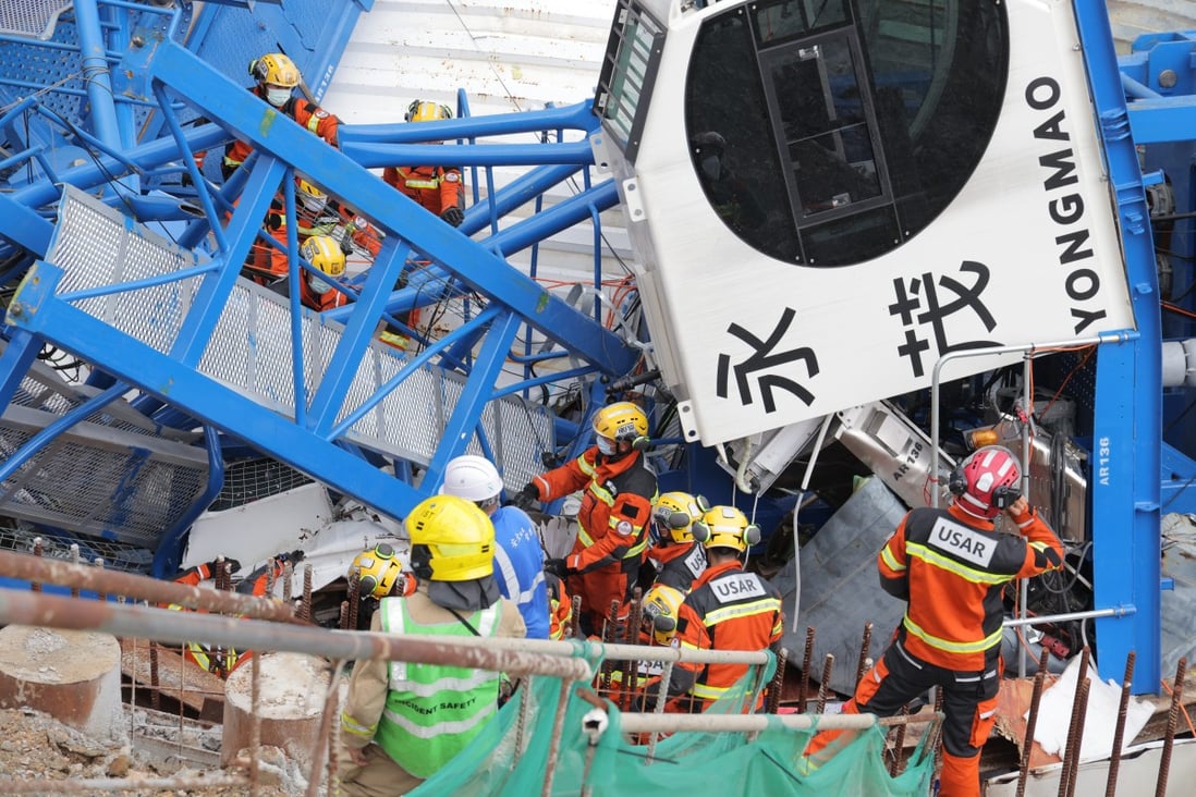 Collapsed tower crane that killed 3 workers in Hong Kong suspected to ...