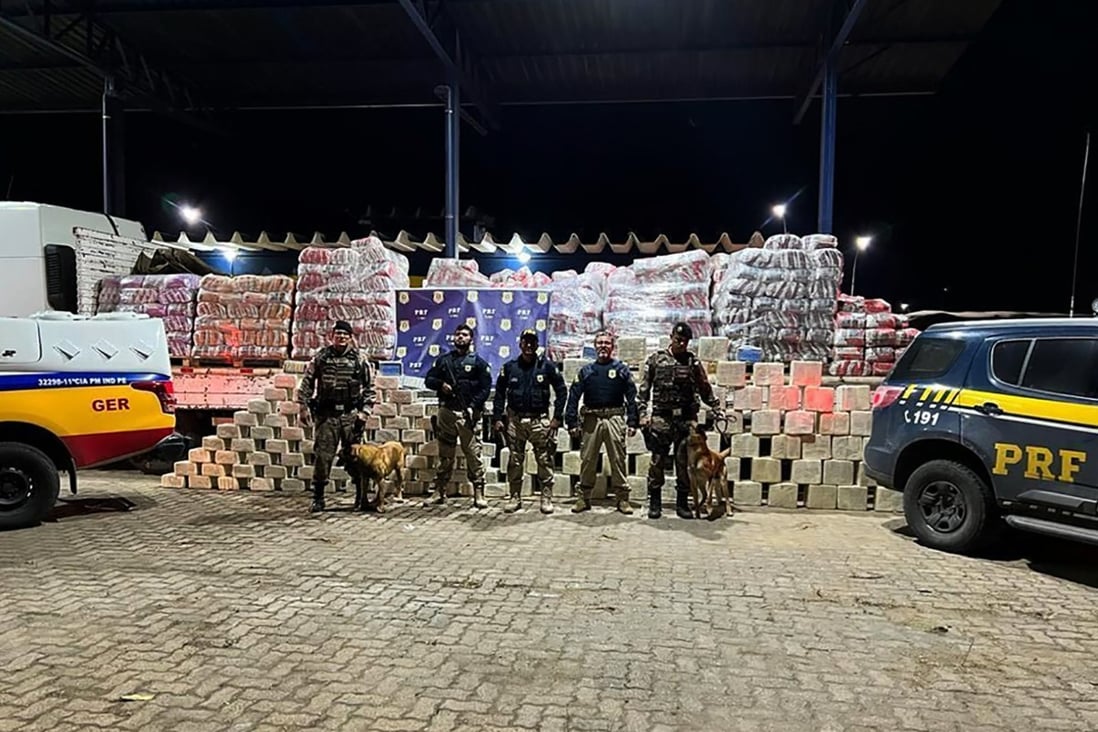 Brazilian police seize ton of cocaine worth US$39 million hidden in cat ...