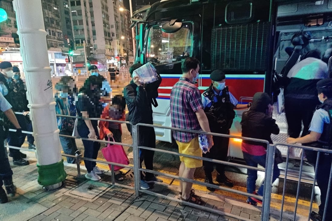 Hong Kong Police Crack Down On Triad Activities Arresting 208 Suspects