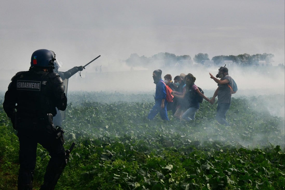 French police clash with protesters over reservoir amid country’s worst ...