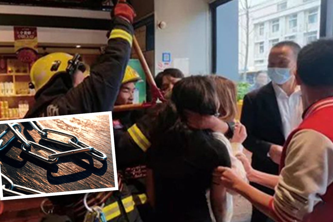 ‘Life and death’: firefighters free drunk Chinese women from padlocked ...
