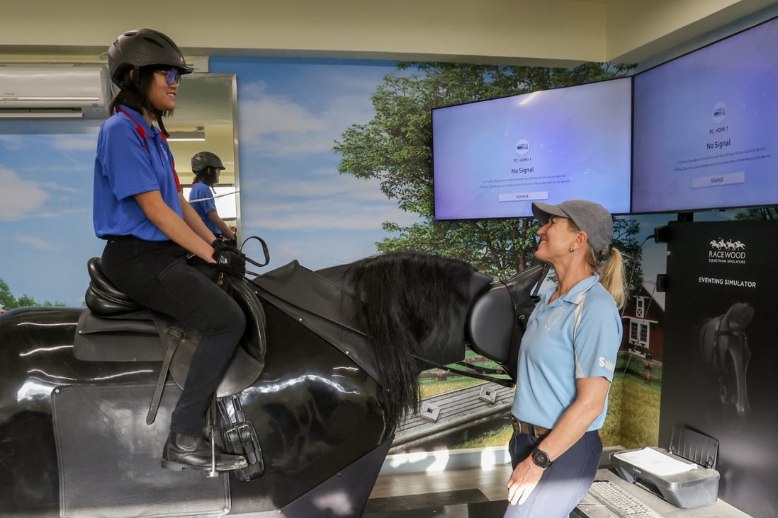 No horseplay: new riding simulator therapy in Hong Kong offers disabled ...