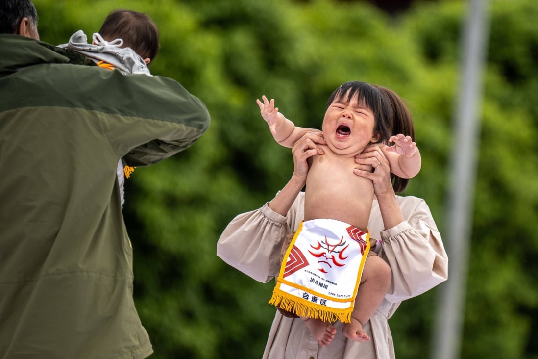 Japan’s ‘crying baby sumo’ festival returns after coronavirus pandemic ...