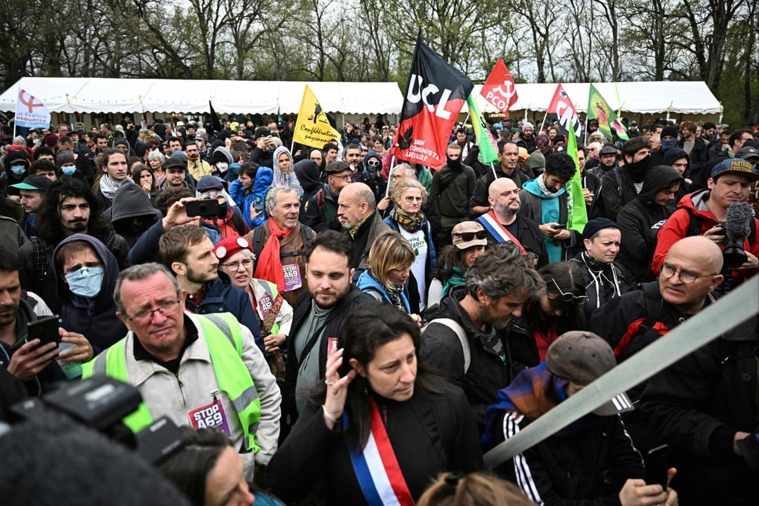 Thousands protest against planned motorway in southern France | South ...