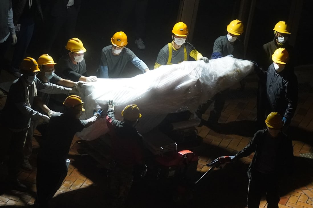 Hong Kong national security police seize ‘Pillar of Shame’ statue in ...