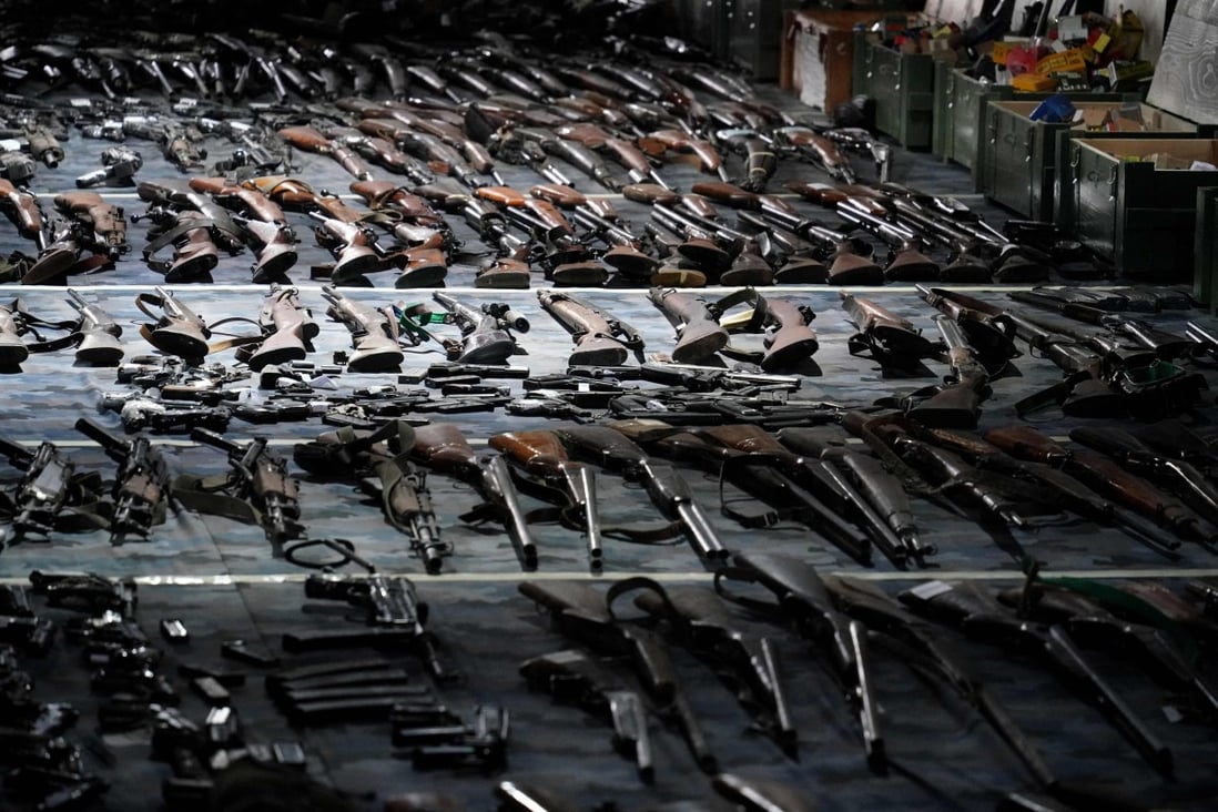 Guns, grenades and rocket launchers among 13,500 weapons surrendered ...