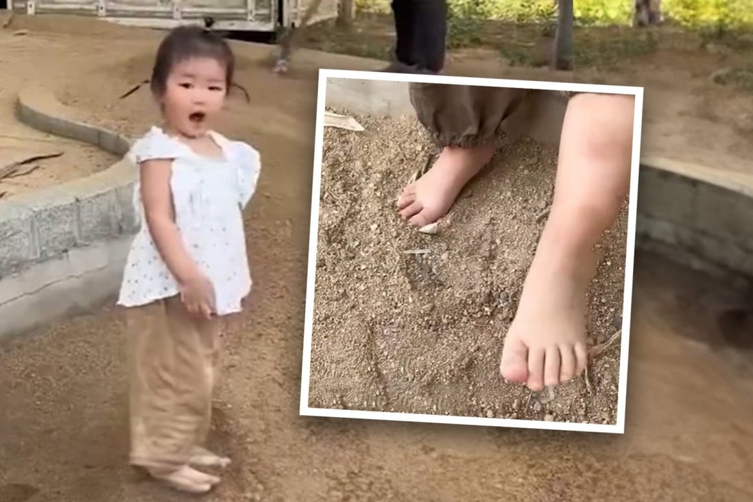‘Hurts my feet’: love of doting father who replaces sand in play pit ...