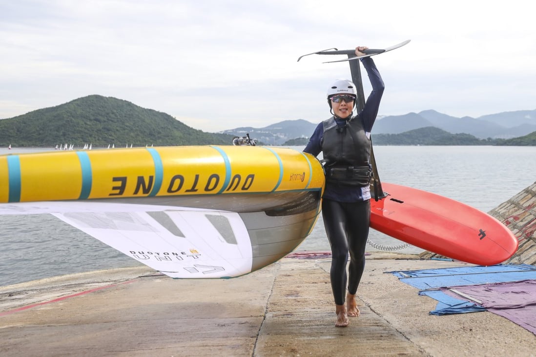 Former Olympic windsurfer Hayley Chan turns to wingfoil at World Beach ...