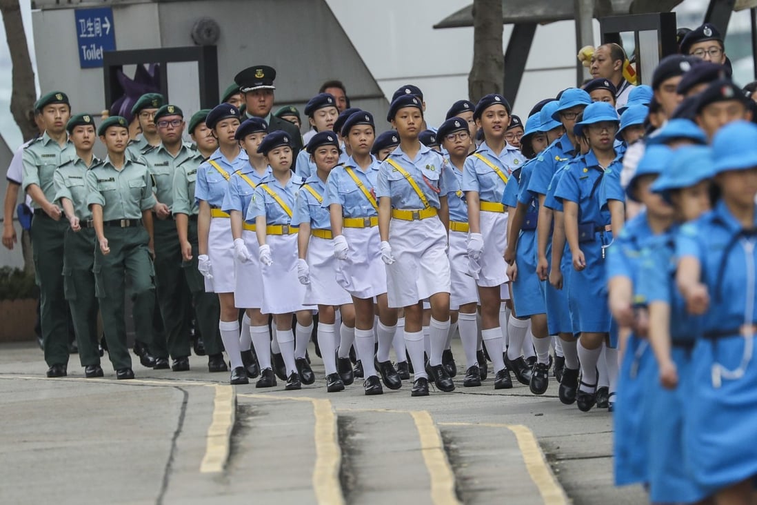 Hong Kong cadet groups switch from British military drills to Chinese ...
