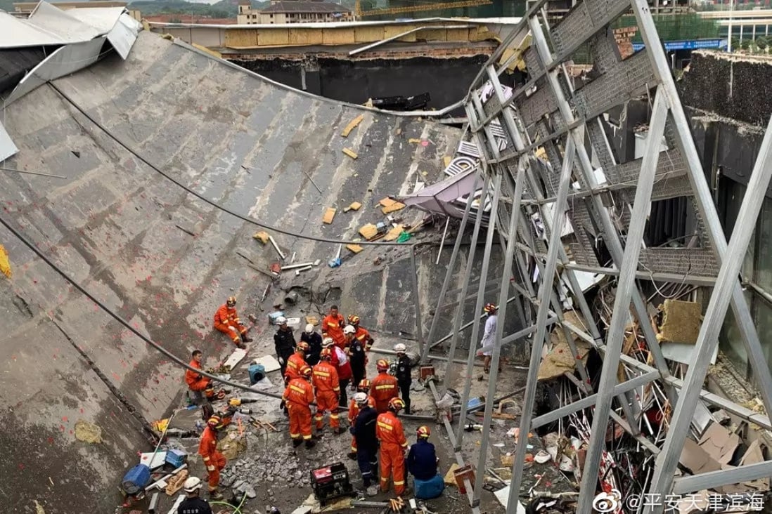 Three dead and dozens injured as bar roof collapses in China | South ...