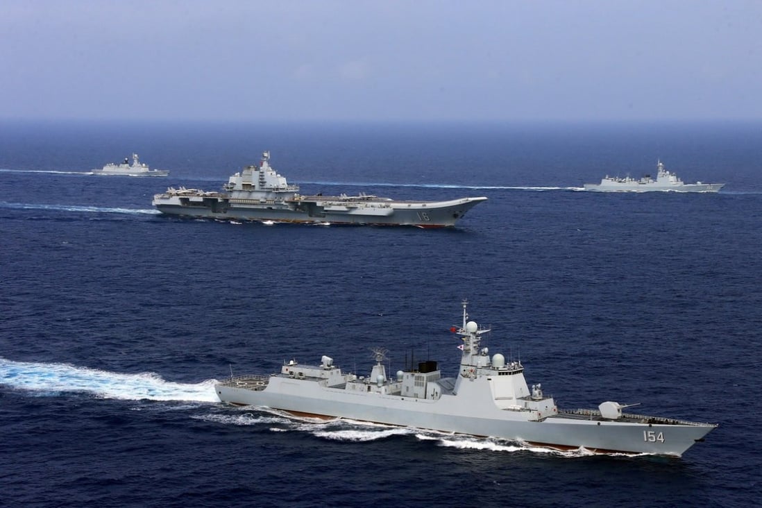 Chinese warship the Liaoning sails through Miyako Strait on way to ...