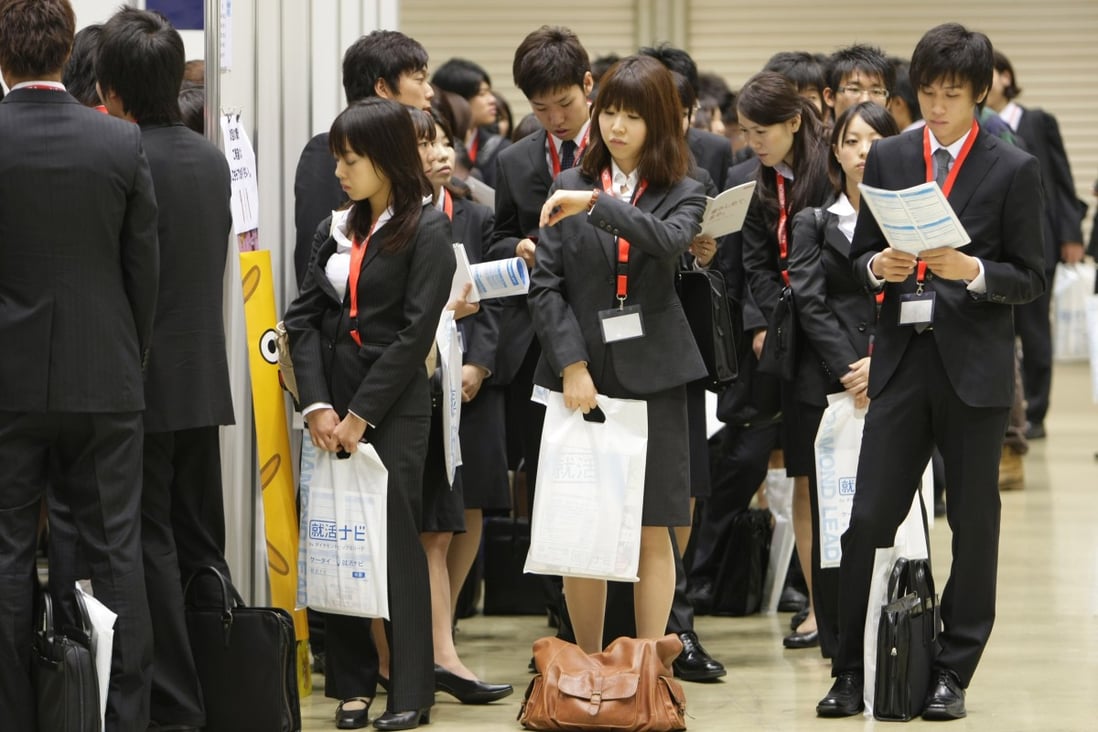 Number of foreign students in Japan gaining work visas after graduation ...