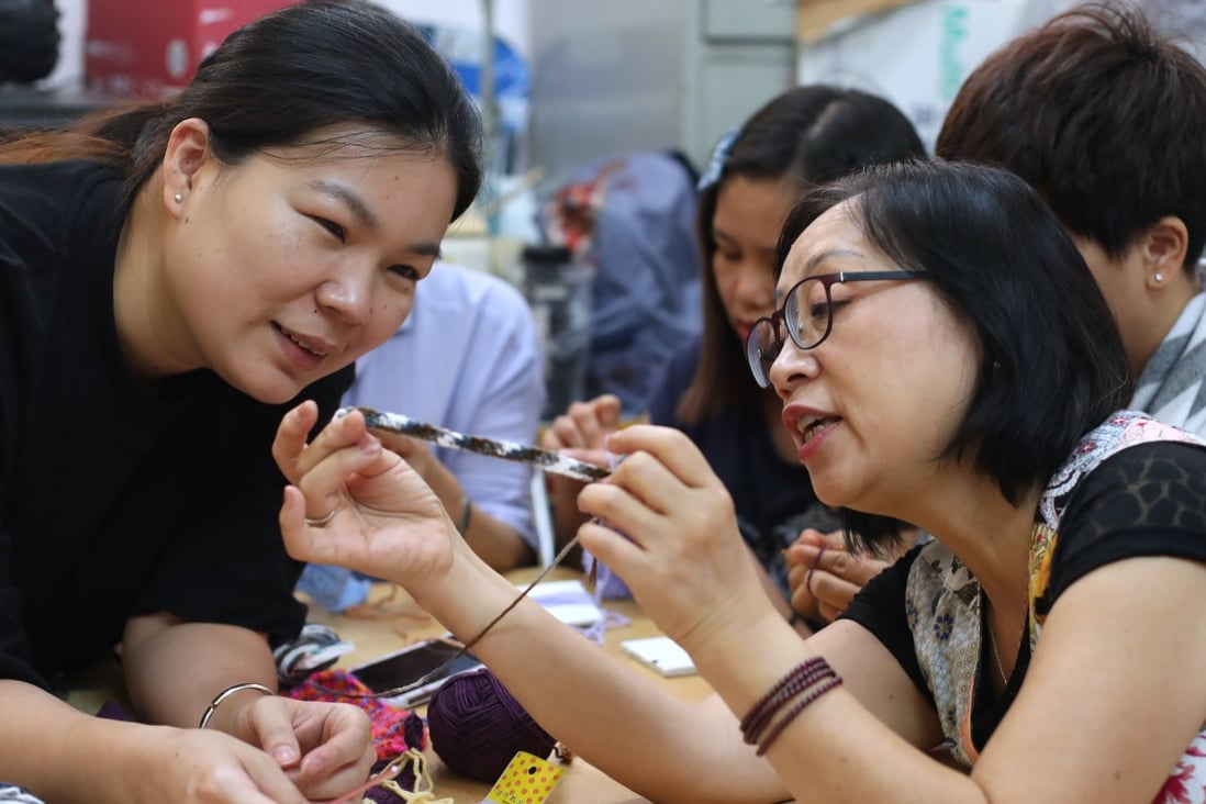Workshop to help Hong Kong women save money by producing usable things ...