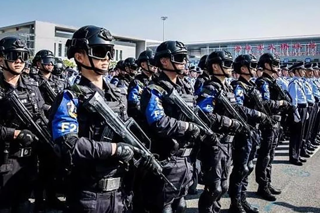 Chinese police prepare for Macau handover anniversary with anti-terror ...