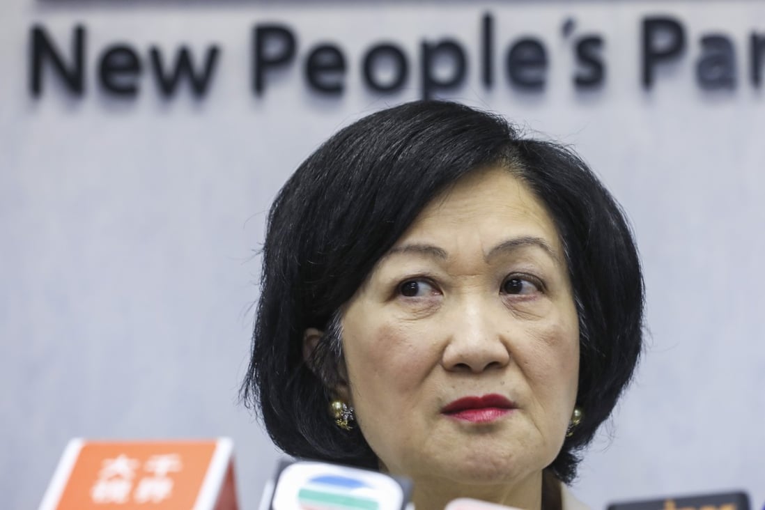 Hong Kong elections: pro-establishment lawmaker Regina Ip announces bid ...