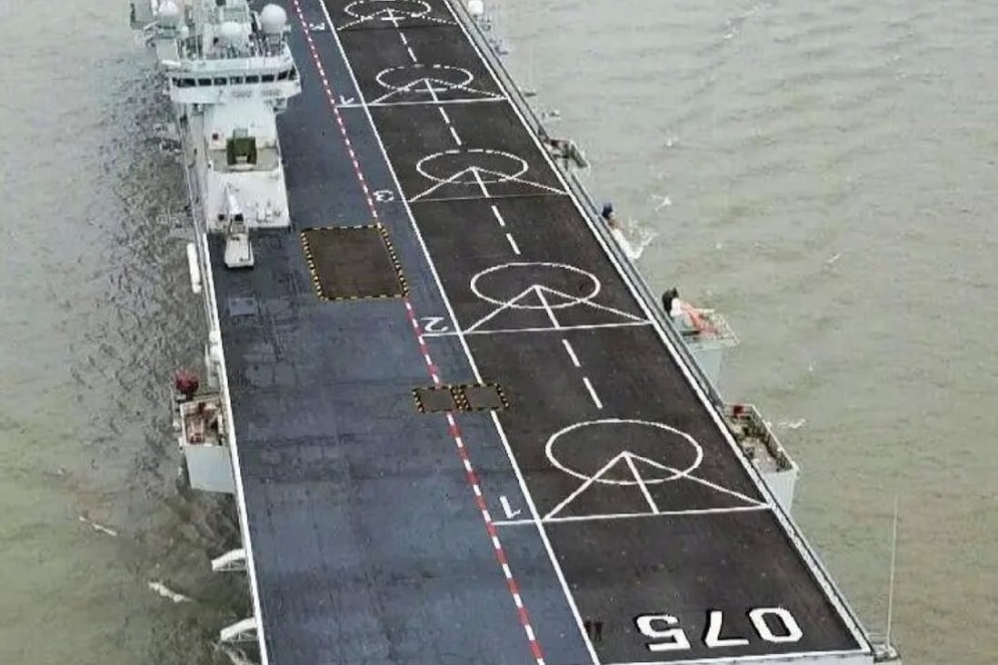 China’s Type 075 assault ship could be a decade from full operation ...