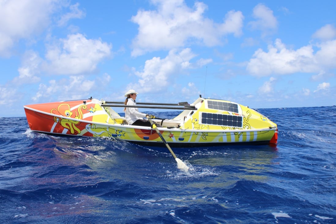 Ocean rower sets world record for crossing the Pacific, facing an ...
