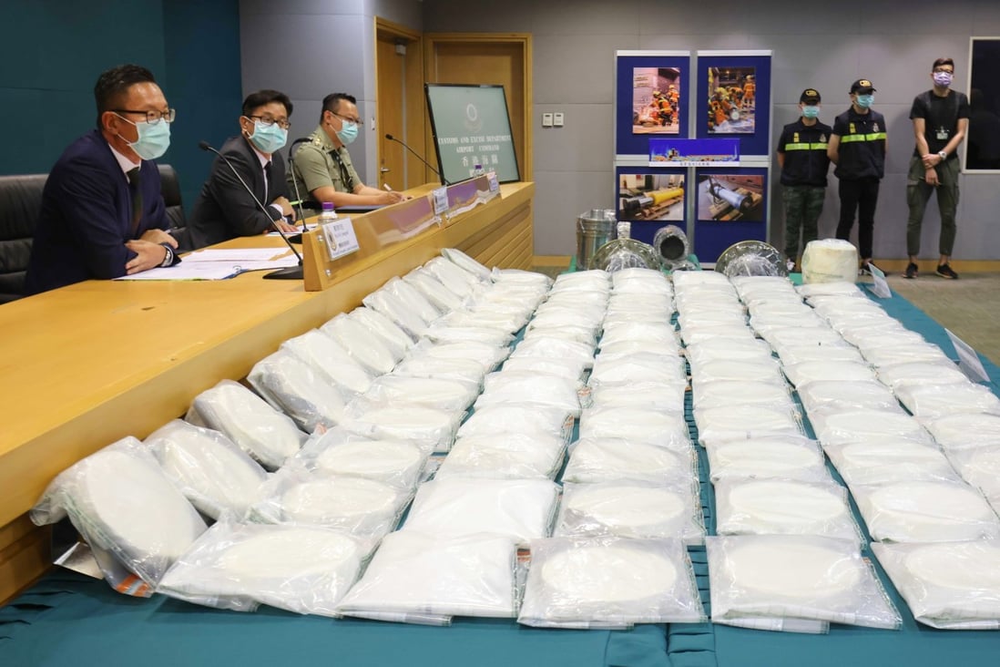 Hong Kong airport cocaine bust largest in 20 years, as officers seize ...