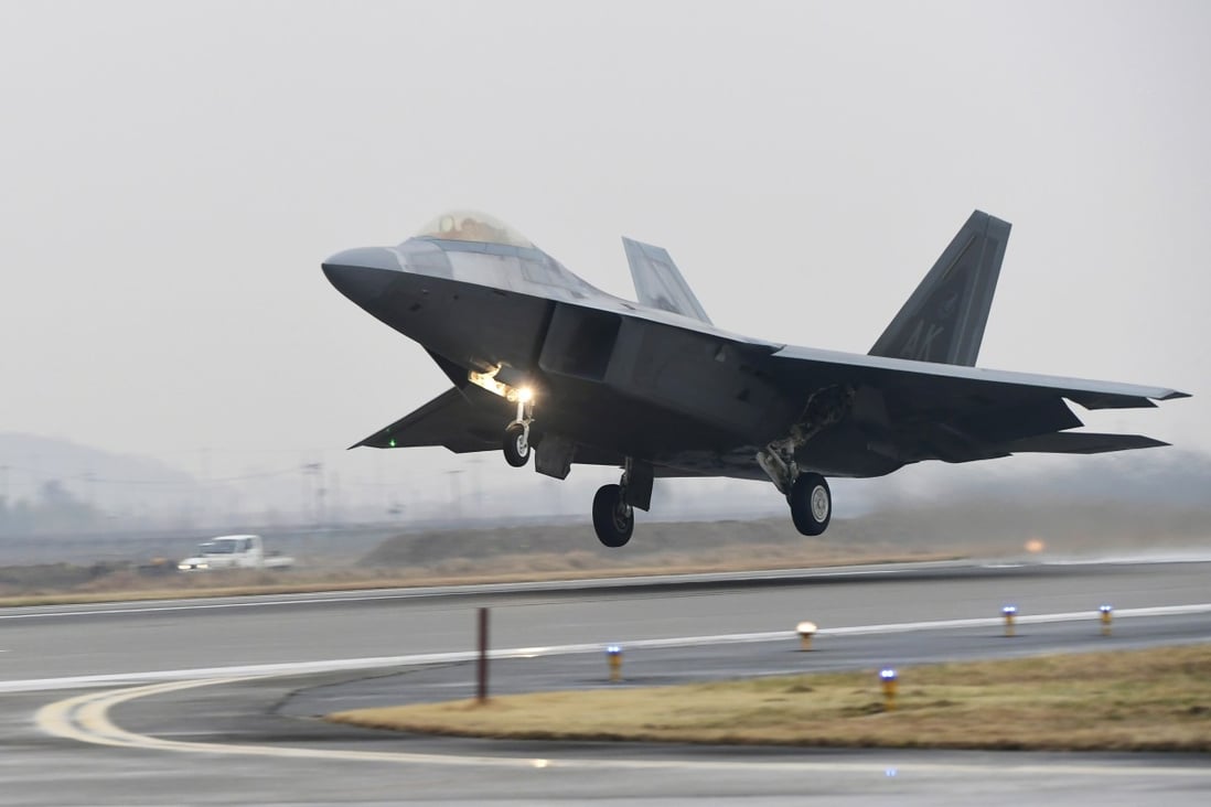 China-US tension: American naval drill with dozens of F-22s ‘may be ...