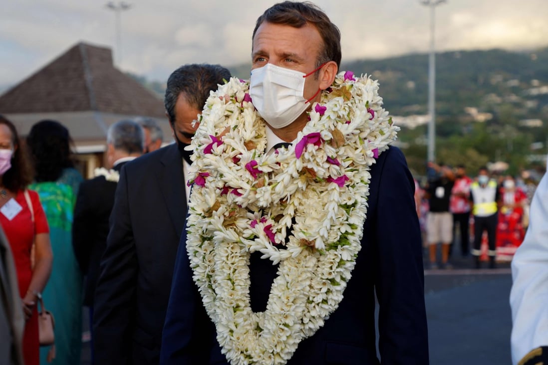 Macron in French Polynesia to discuss Indo-Pacific strategy, legacy of ...