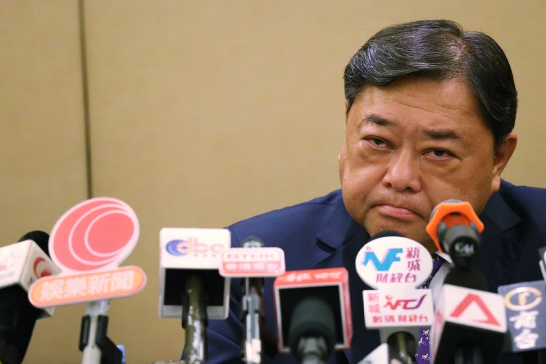 David Chiu, who heads group bidding for Hong Kong free-TV licence ...