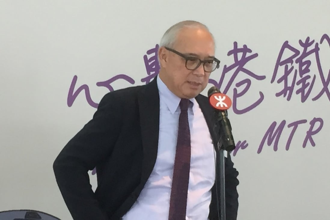 On right track: outgoing MTR chairman says Hong Kong rail operator will ...
